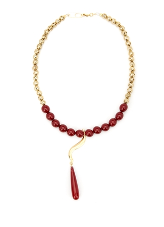 Beymen Club Kadın Kırmızı İnci Detaylı Kolye EU