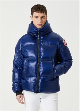 Canada Goose Erkek Crofton Lacivert Kapüşonlu Mont Lacivert L EU