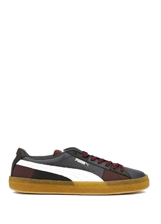 Puma Erkek Suede Crepe Patch Deri Sneaker Kahverengi 42 EU