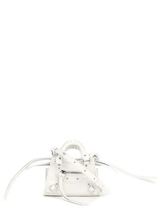 Balenciaga Kadın Neo Classic Beyaz Deri Çanta EU Balenciaga Kadın Neo Classic Beyaz Deri Çanta EU