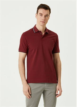 Z Zegna Erkek Kırmızı Polo Yaka T-shirt Xxxl It