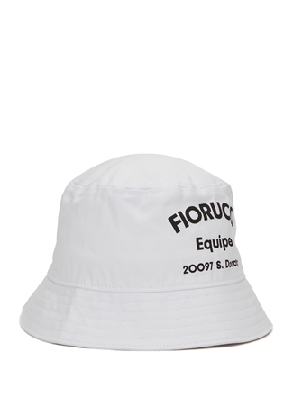 FIORUCCI Kadın Beyaz Logo Baskılı Bucket Şapka EU FIORUCCI Kadın Beyaz Logo Baskılı Bucket Şapka EU
