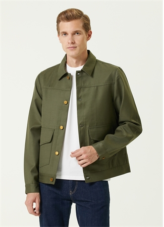 Scotch & Soda Erkek Haki Polo Yaka Mont S EU Scotch & Soda Erkek Haki Polo Yaka Mont S EU