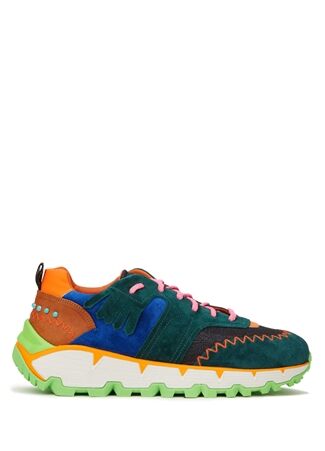 Etro Erkek Colorblocked Dekoratif Dikişli Deri Ayakkabı 39 IT