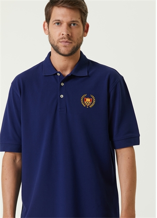 Bel-Air Erkek Lacivert Polo Yaka Logolu T-shirt XS EU Bel-Air Erkek Lacivert Polo Yaka Logolu T-shirt XS EU