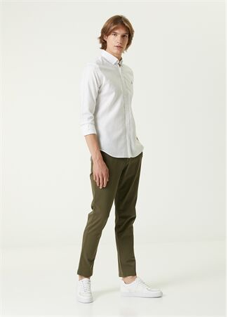Beymen Club Erkek Slim Fit Haki Gabardin Chino Pantolon 46 Beymen Club Erkek Slim Fit Haki Gabardin Chino Pantolon 46