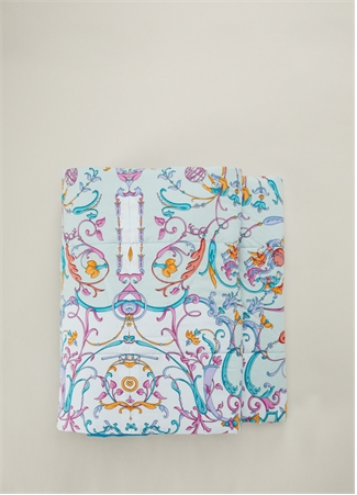 Etro Home Beyaz Etnik Desenli Çift Kişilik Yatak Örtüsü Pembe Etro Home Beyaz Etnik Desenli Çift Kişilik Yatak Örtüsü Pembe
