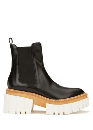 Stella McCartney Kadın Siyah Bant Detaylı Bot 36 EU