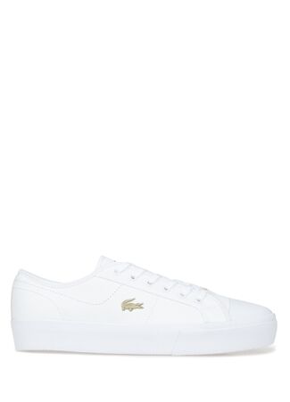 Lacoste Kadın Ziane Plus Grand Beyaz Dokulu Sneaker 36 EU