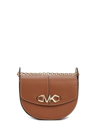 Michael Kors Kadın Izzy Small Taba Deri Omuz Çantası Turuncu EU Michael Kors Kadın Izzy Small Taba Deri Omuz Çantası Turuncu EU