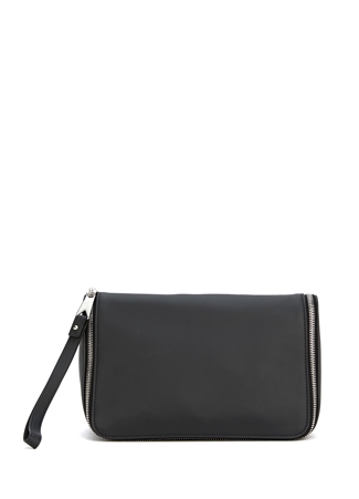 Bottega Veneta Erkek Siyah Deri Tıraş Çantası EU Bottega Veneta Erkek Siyah Deri Tıraş Çantası EU