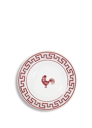 Some Home İstanbul Lucky Rooster Collection Red 23 Cm Çukur Tabak Bordo Some Home İstanbul Lucky Rooster Collection Red 23 Cm Çukur Tabak Bordo