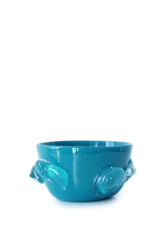 Usta Design Bam Mavi Cam Kase