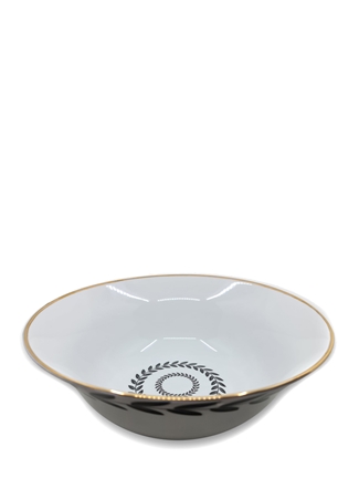 Mi Su Deco Zeytin Dalı 27 cm Porselen Servis Kasesi Çok Renkli Mi Su Deco Zeytin Dalı 27 cm Porselen Servis Kasesi Çok Renkli