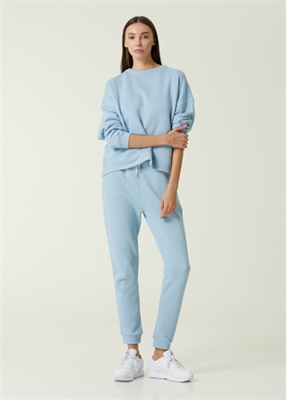 John Frank Kadın Mavi Dar Paça Eşofman Altı XS/S EU John Frank Kadın Mavi Dar Paça Eşofman Altı XS/S EU