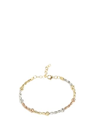 Collection Kadın Top Formlu Altın Rengi Bileklik EU