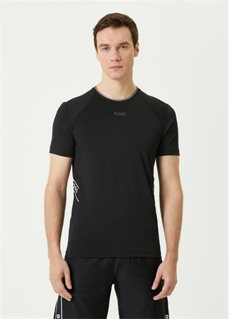Boss Erkek Slim Fit Siyah Logolu T-shirt S EU Boss Erkek Slim Fit Siyah Logolu T-shirt S EU