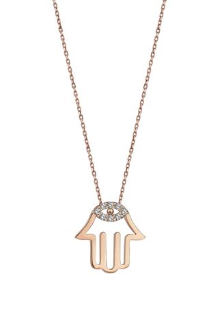 Mevaris Kadın KOLYE Pembe EU