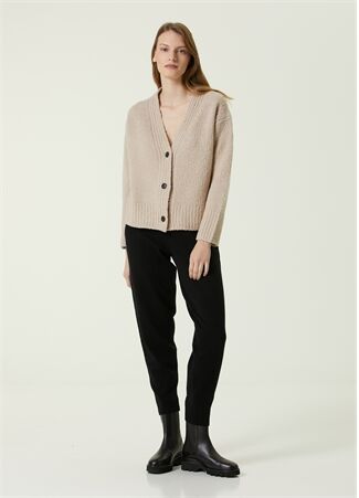 Vince Kadın Siyah Dar Paça Yün Pantolon XS EU