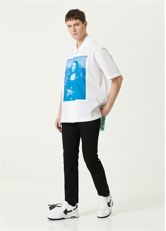 Off-White Erkek Siyah Logo Detaylı Jean Pantolon 3 US Off-White Erkek Siyah Logo Detaylı Jean Pantolon 3 US