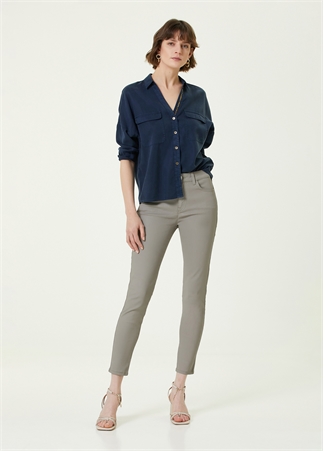 Network Kadın Slim Fit Vizon Denim Pantolon Bej 25 EU Network Kadın Slim Fit Vizon Denim Pantolon Bej 25 EU