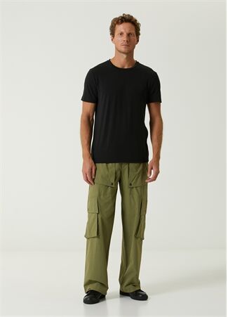 Kenzo Erkek Haki Beli Kuşaklı Pantolon 30 US