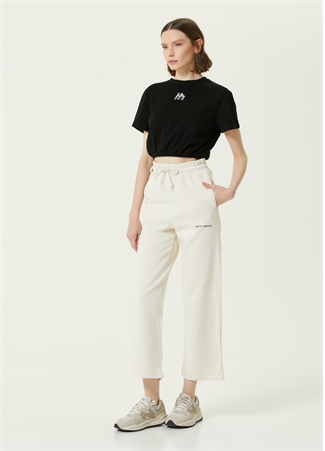 Fifty Pieces Kadın Kum Bol Paça Jogger Pantolon Bej Xs Eu