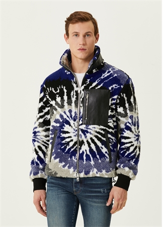 Amiri Erkek Lacivert Batik Desenli Mont L EU Amiri Erkek Lacivert Batik Desenli Mont L EU