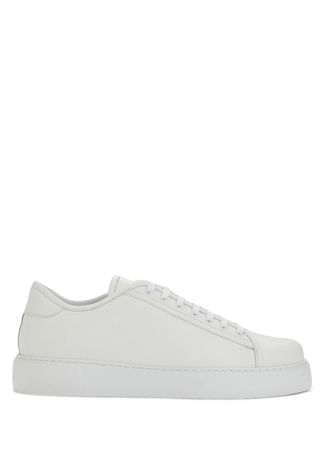 Academia Erkek Siyah Logolu Deri Sneaker Beyaz 42 Academia Erkek Siyah Logolu Deri Sneaker Beyaz 42