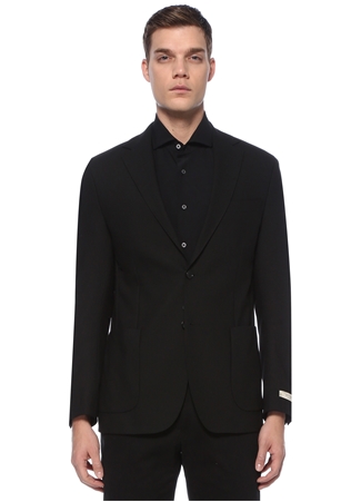 Beymen Collection Erkek Drop 8 Siyah Kelebek Yaka Ultra Soft Ceket 46 IT Beymen Collection Erkek Drop 8 Siyah Kelebek Yaka Ultra Soft Ceket 46 IT