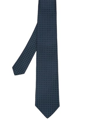 Beymen Collection Erkek Mavi Yeşil Mikro Desenli İpek Kravat EU IT Beymen Collection Erkek Mavi Yeşil Mikro Desenli İpek Kravat EU IT
