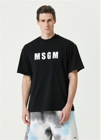 Msgm Erkek Tshirt Siyah S Eu