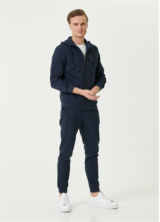 Beymen Club Erkek Lacivert Beli Kordonlu Jogger Eşofman Altı S Beymen Club Erkek Lacivert Beli Kordonlu Jogger Eşofman Altı S