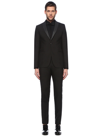 Palzileri Lab Erkek Siyah Kelebek Yaka Yün Takım Elbise 52 IT Palzileri Lab Erkek Siyah Kelebek Yaka Yün Takım Elbise 52 IT