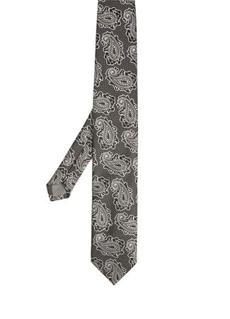 Beymen Club Erkek Şal Desenli Kravat Lacivert EU