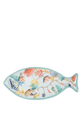 Baci Milano St Tropez Büyük Balık Formlu Servis Tabağı Çok Renkli Baci Milano St Tropez Büyük Balık Formlu Servis Tabağı Çok Renkli