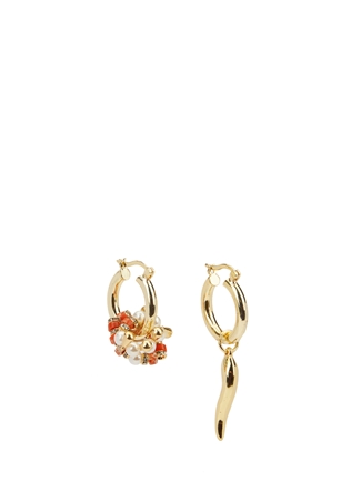 Beymen Collection Kadın Charm Detaylı Küpe Altın Rengi EU Beymen Collection Kadın Charm Detaylı Küpe Altın Rengi EU
