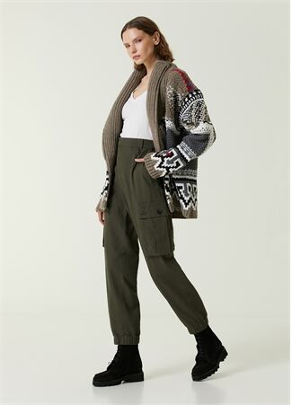 Zadig&Voltaire Kadın Pilot Haki Kargo Pantolon 38 FR