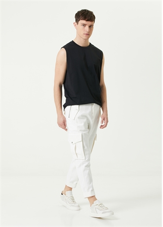 Balmain Erkek JEAN PANTOLON Beyaz 32 US Balmain Erkek JEAN PANTOLON Beyaz 32 US