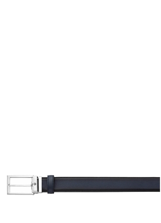 Montblanc Erkek Lacivert Logolu Deri Kemer Siyah EU Montblanc Erkek Lacivert Logolu Deri Kemer Siyah EU