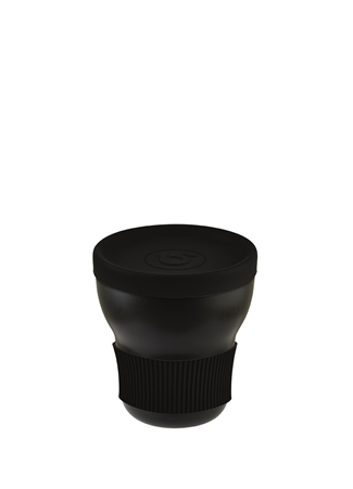 Bonna Experience Siyah Kapaklı Porselen Bardak Bonna Experience Siyah Kapaklı Porselen Bardak