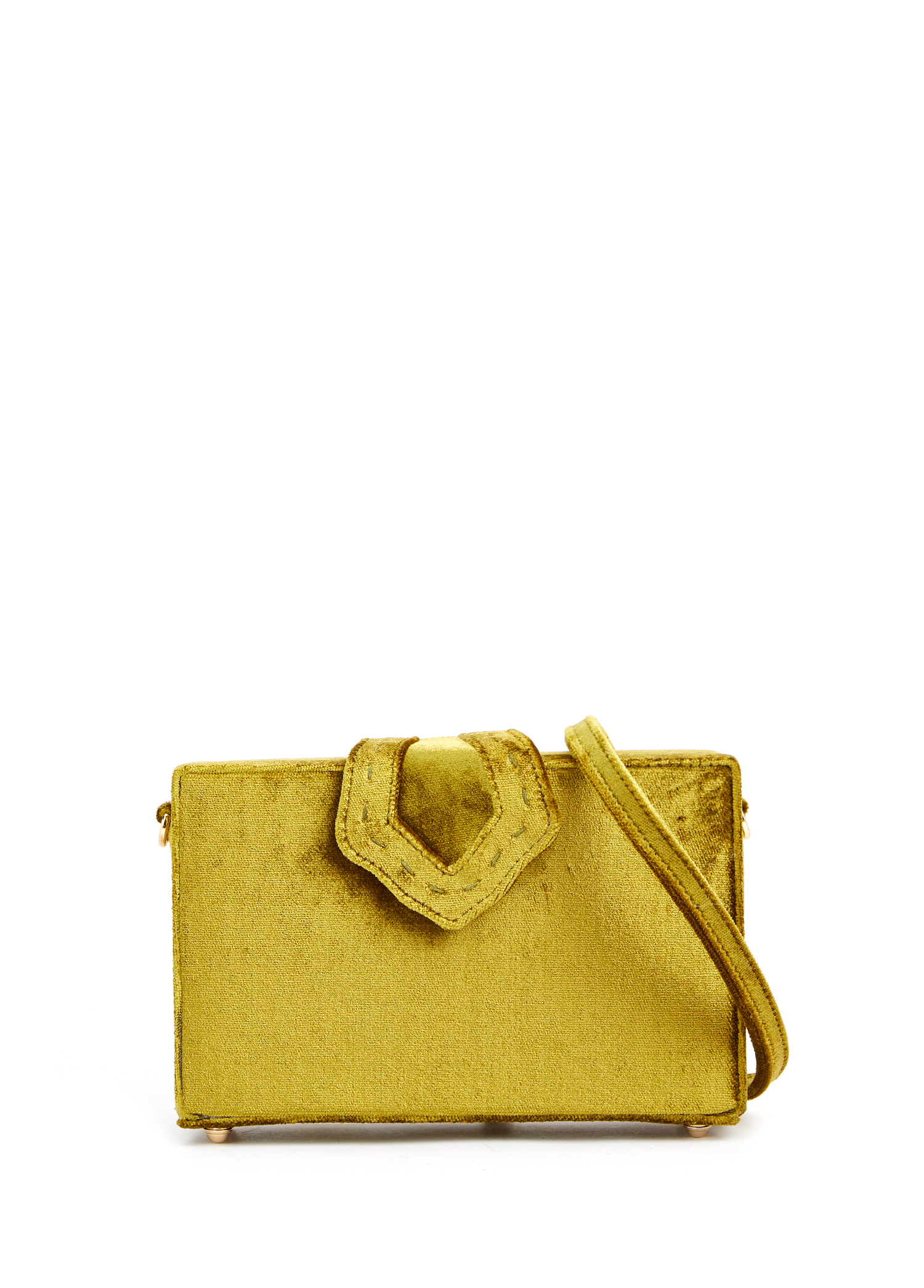 Mehry Mu - Fey In The City Yeşil Kadın Kadife Çanta - Yeşil