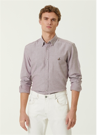 Beymen Club Erkek Comfort Fit Bordo Oxford Gömlek S Beymen Club Erkek Comfort Fit Bordo Oxford Gömlek S