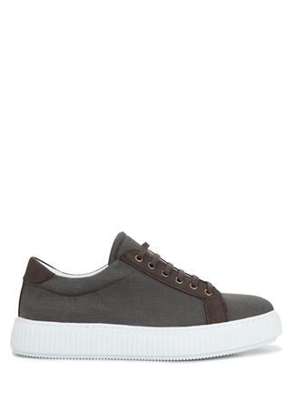 Outpost Kadın Antrasit Logolu Sneaker Gri 36 Outpost Kadın Antrasit Logolu Sneaker Gri 36