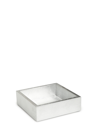 Luxuria Silver Ahşap Kokteyl Peçetelik Gri