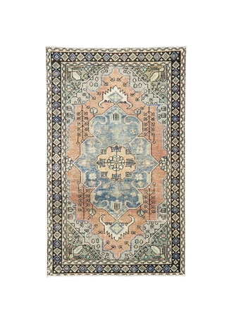 Soho Antiq Tiago El Dokuması Yün Halı Çok Renkli