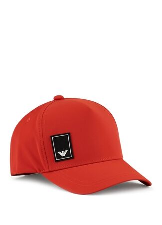 Emporio Armani Erkek Turuncu Logolu Şapka EU