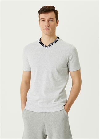 Brunello Cucinelli Erkek Tshirt Gri 48 It Brunello Cucinelli Erkek Tshirt Gri 48 It
