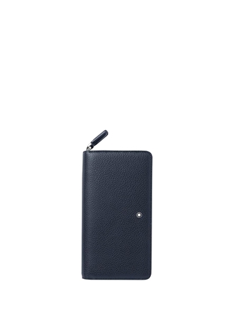 Montblanc Erkek Lacivert Logolu Deri Kartlık Mavi Eu Montblanc Erkek Lacivert Logolu Deri Kartlık Mavi Eu