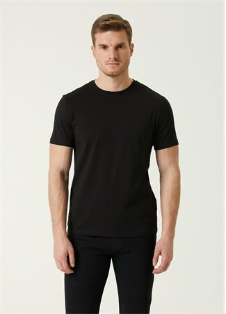 Network Erkek Slim Fit Siyah T-shirt XL EU